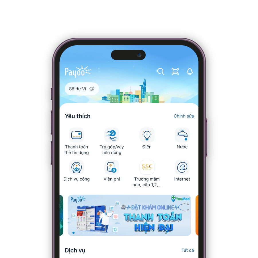 Payoo - Sản phẩm và Dịch vụ